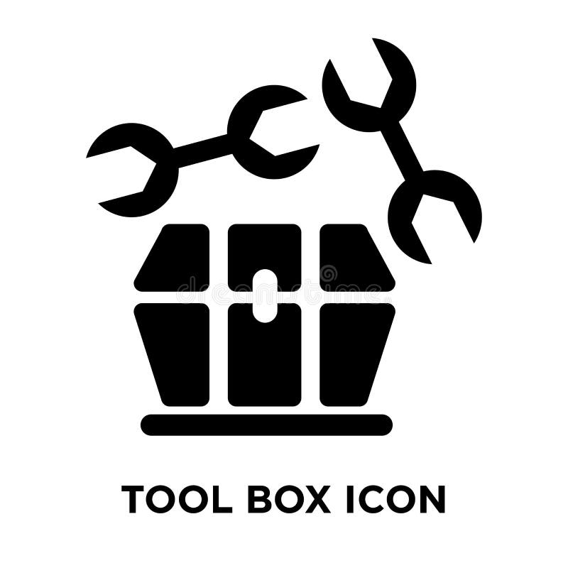 Tool Box Icon Vector Isolated on White Background, Logo Concept Stock ...