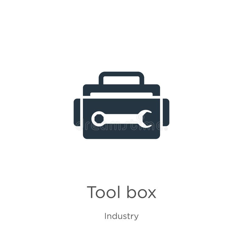 Tool Box Icon Vector. Trendy Flat Tool Box Icon from Industry ...