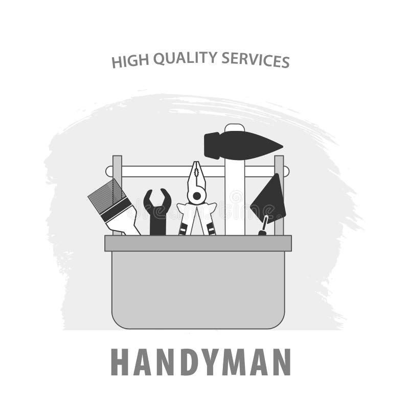 Handyman Services Toolbox Stock Illustrations – 169 Handyman Services ...