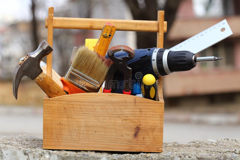 Tool kit stock image. Image of plastic, tool, scale, plumber - 17494965