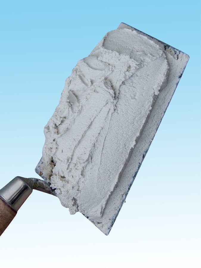 The Tool of the Builder of the Mason a Shovel Stock Photo - Image of ...