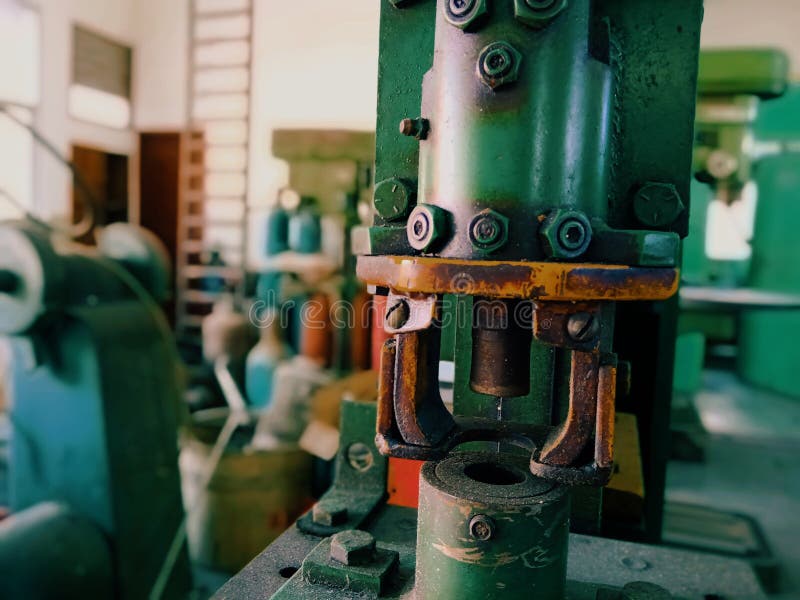 Tool Components on Manufacturing Machines Stock Photo - Image of ...