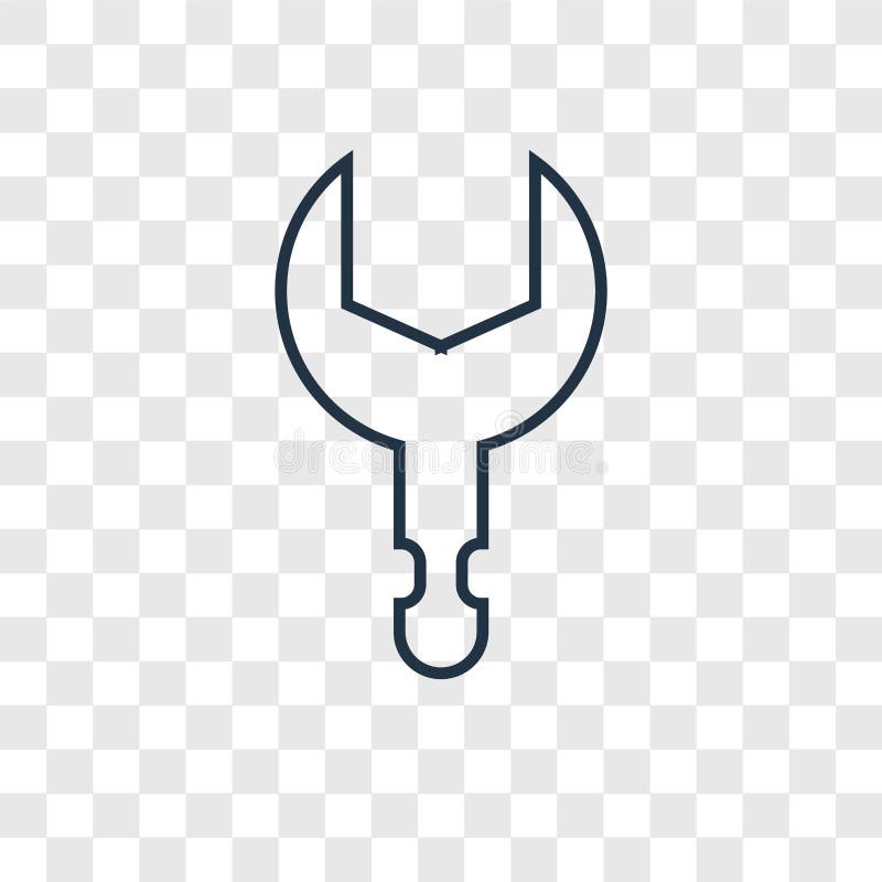 Tool Concept Vector Linear Icon Isolated on Transparent Background ...