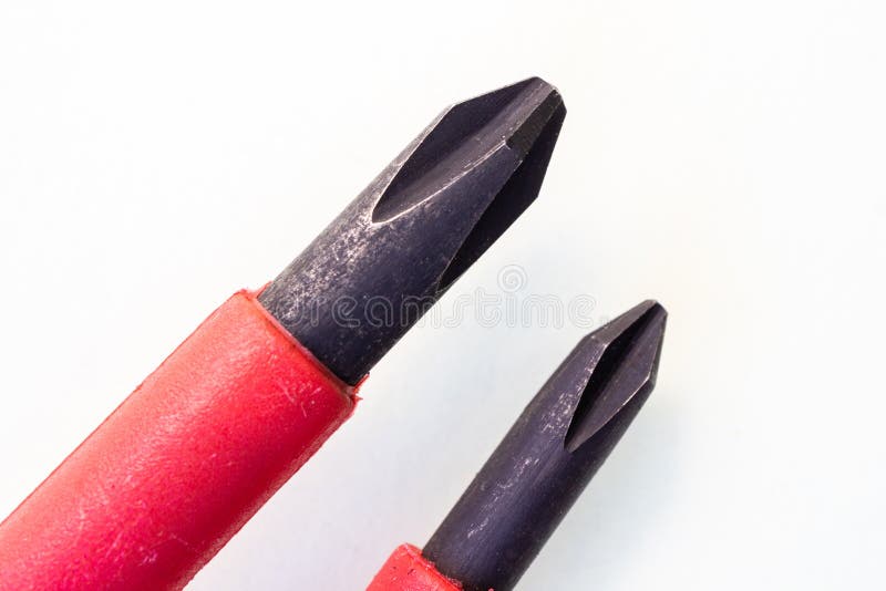 Tool Cross Shaped Red Screwdriver Stock Image - Image of mechanic ...