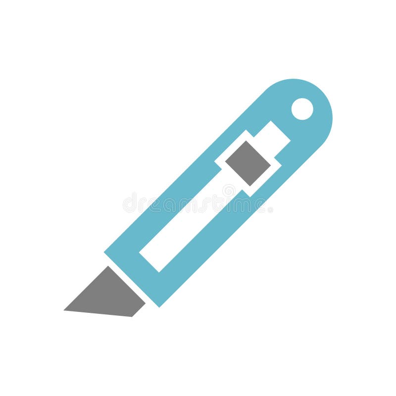 Tool Cutter Icon on White Background for Graphic and Web Design, Modern ...