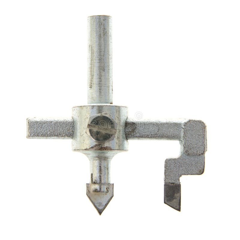 The Tool for a Cutting of Bores Stock Photo - Image of isolated, repair ...