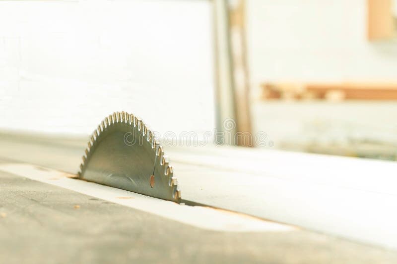 Automatic Circular Saw for Cutting Wood Stock Photo - Image of skill ...