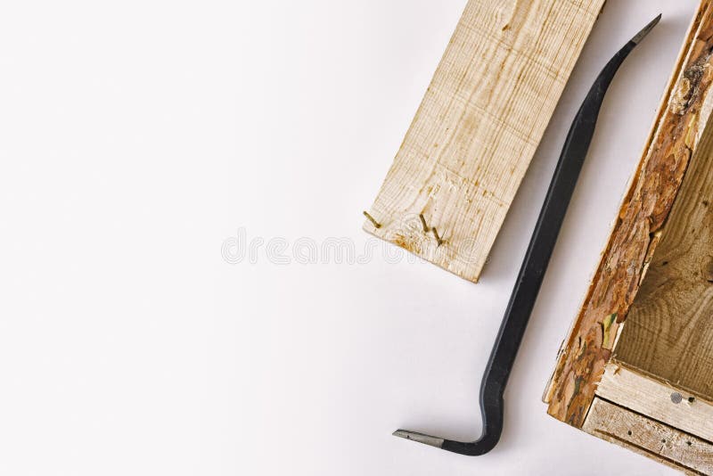 Tool for Dismantling Timber Constructions Stock Image - Image of build ...