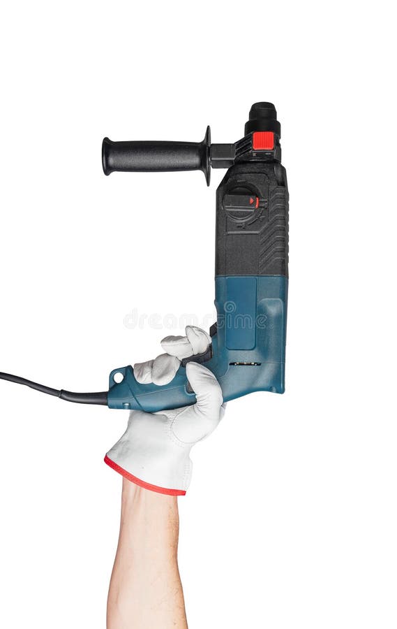 Tool Drill Power for Construction. Electric Hammer Work Building Repair ...
