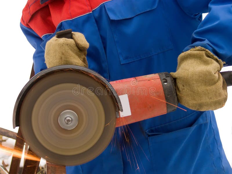 The Tool Electric for are Sharp Metal Stock Photo - Image of iron ...