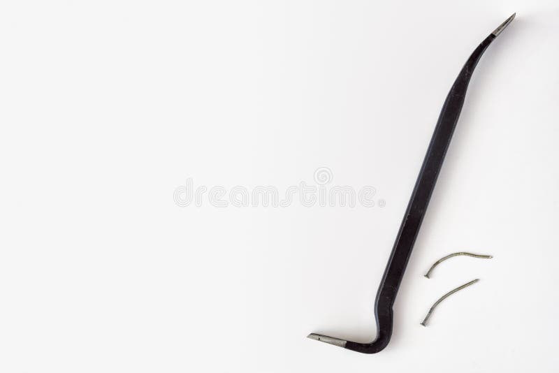 Tool for Extracting Nails and Other Rough Work Stock Image - Image of ...