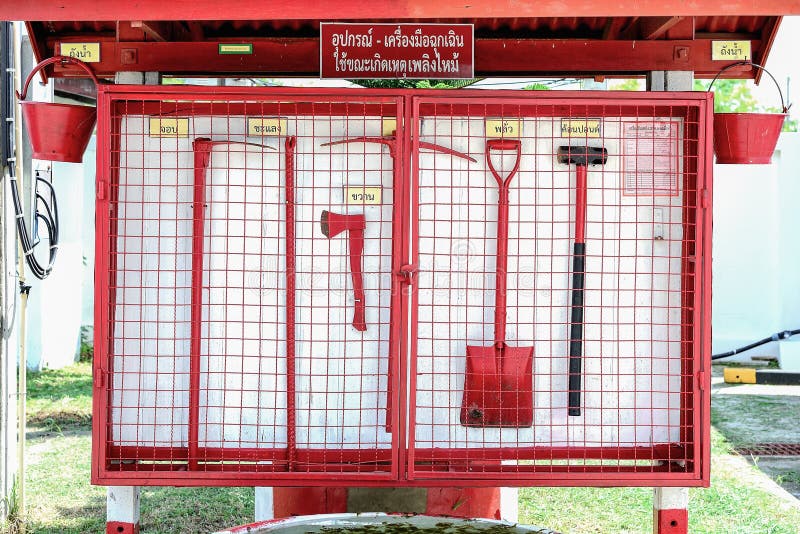 Tool of fire-fighting stock photo. Image of emergency - 47002584