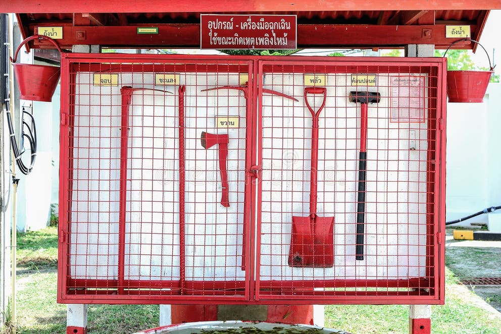 Tool of fire-fighting stock photo. Image of emergency - 47002584