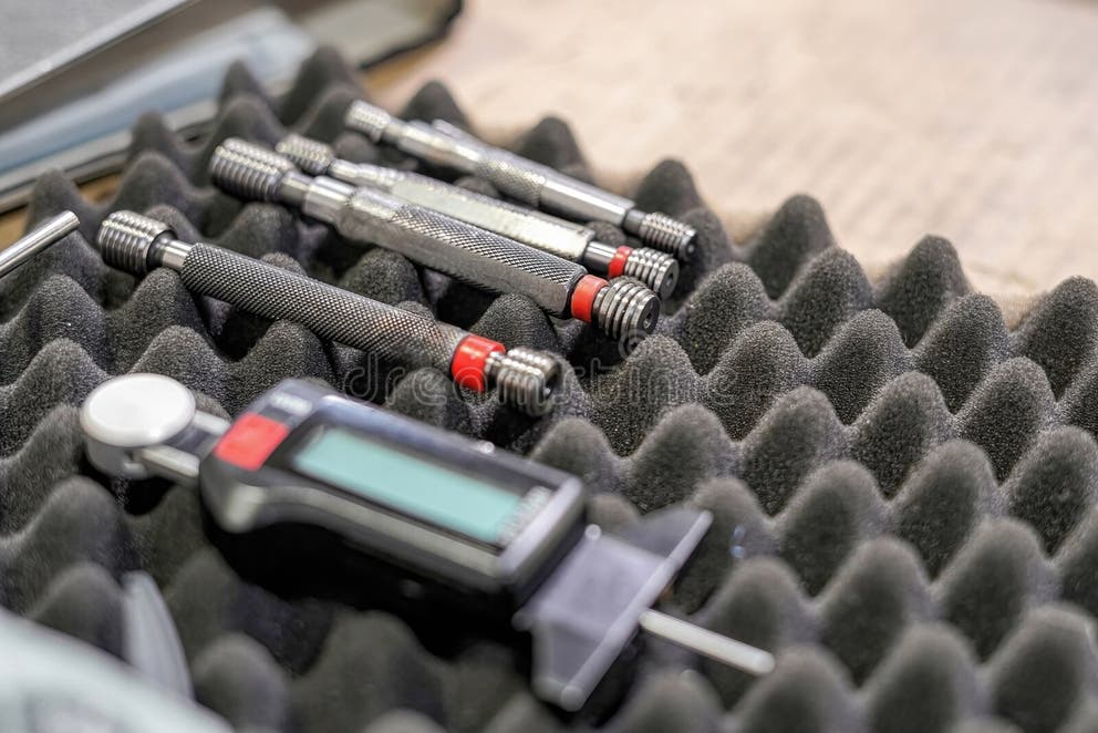 Tool Gauges for Checking Threads and Holes. Stock Photo - Image of ...