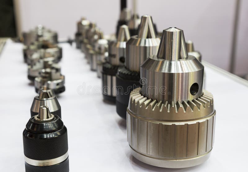 Chuck for tool holder stock image. Image of metallic - 118949955