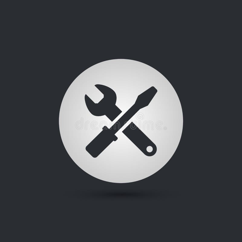 Tool Icon in Circle Illustration Stock Illustration - Illustration of ...