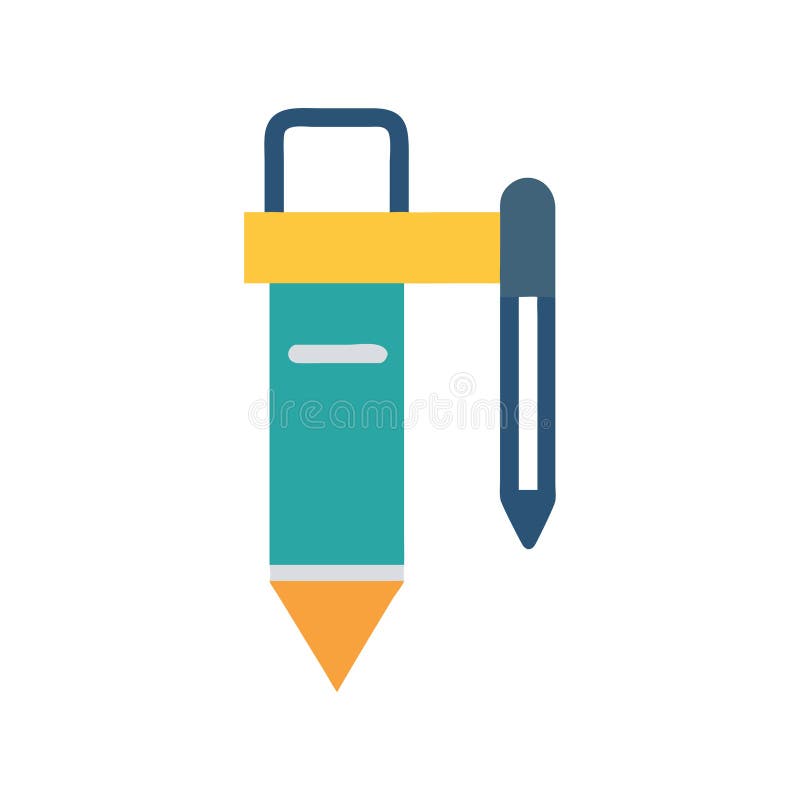 Tool Icon for Writing and Drawing Stock Vector - Illustration of line ...