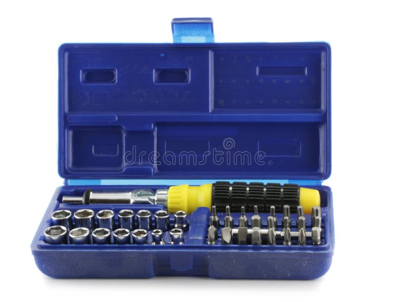 Tool box stock photo. Image of chrome, repairman, mechanical - 330968