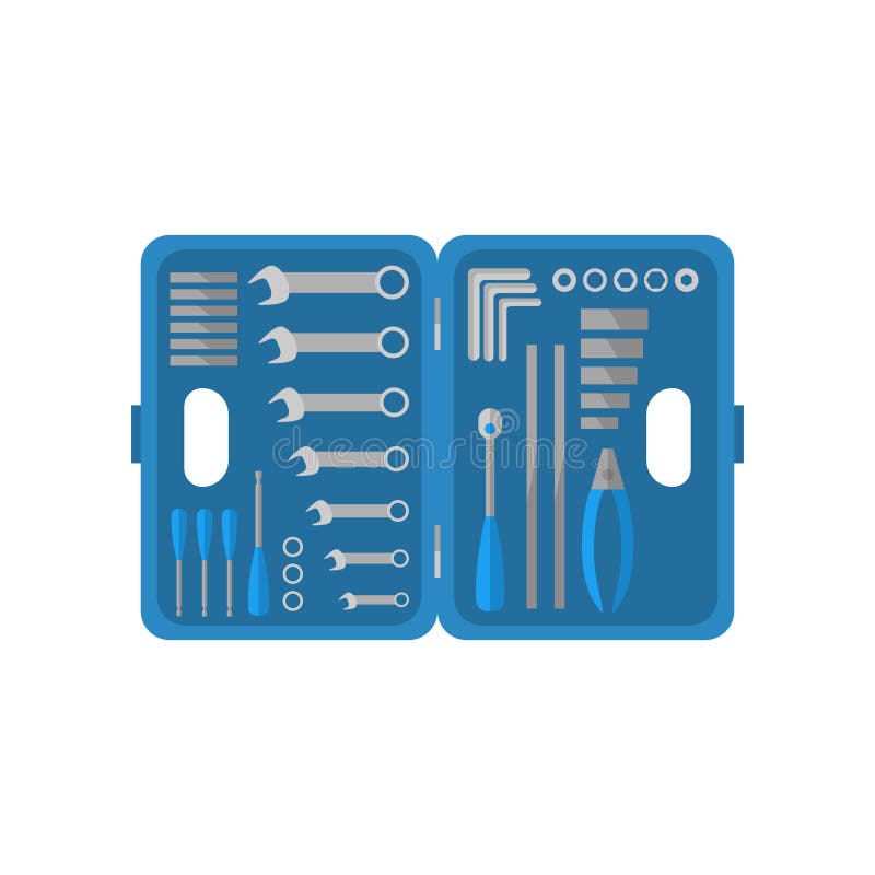 Tool Kit, Construction Toolbox, Instruments of Builder, Handyman ...