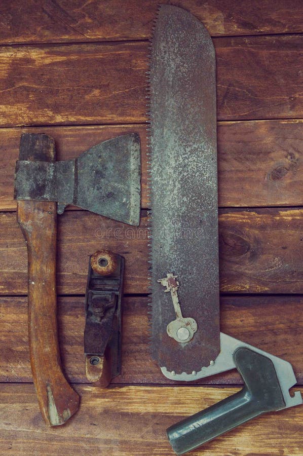 Tool for Making Objects from Wood Stock Image - Image of brown ...