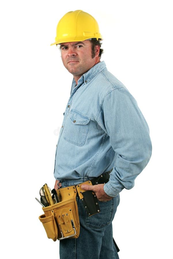 Tool Man - Side View stock image. Image of foreman, background - 146753