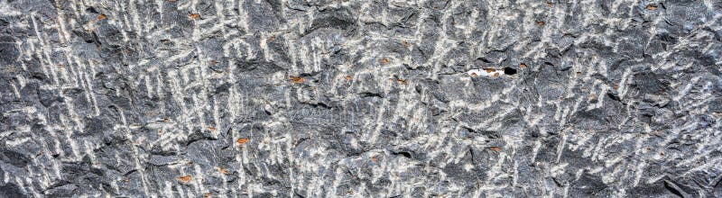 Tool Marks in Stone, Left As Part of the Process To Hand Carve Stone ...