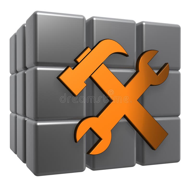 Tool package stock illustration. Illustration of application - 3653352