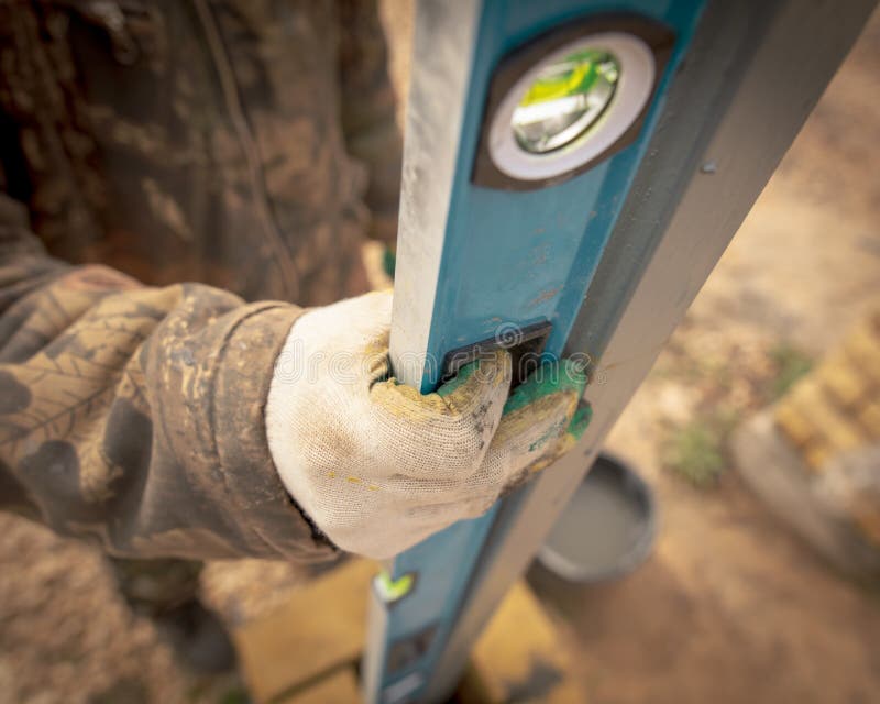 Tool for a Person at a Construction Site Stock Image - Image of ...