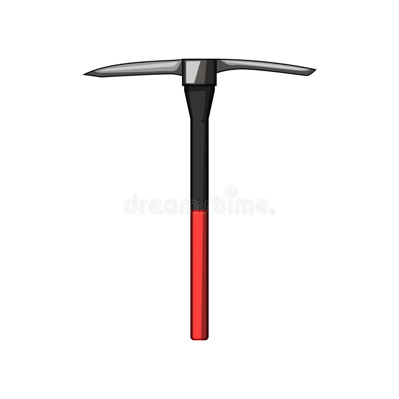 Tool Pickaxe Cartoon Vector Illustration Stock Vector - Illustration of ...
