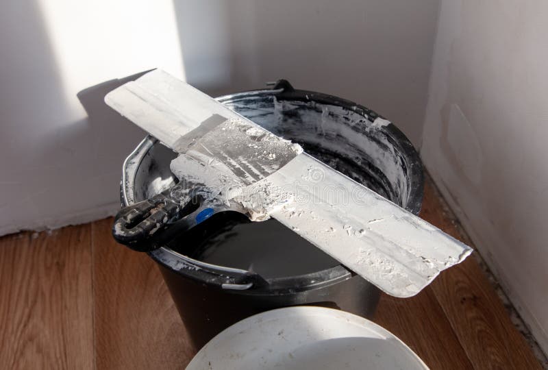 Tool for Plastering the Walls in the Room Stock Photo - Image of ...