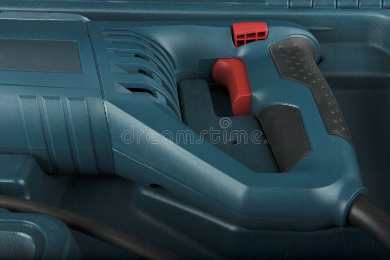 Tool with Red Button Close Up Stock Photo - Image of household, button ...