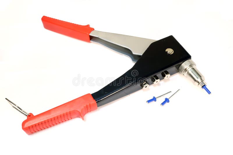 The tool for rivets. stock image. Image of repair, metal - 105303335