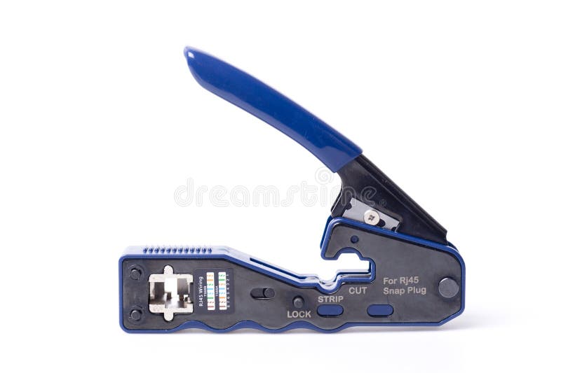 Tool for rj45 stock photo. Image of tool, connection - 352319576