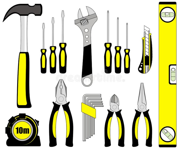 Cutters Tool Set Stock Illustrations – 604 Cutters Tool Set Stock ...