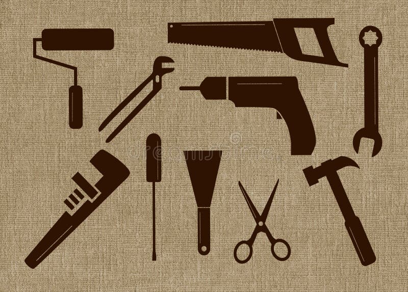 Tool shapes stock illustration. Illustration of grip - 29158742