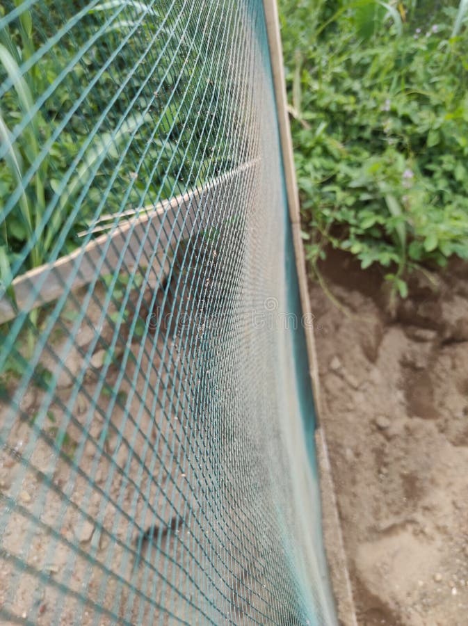 Sifting Sand for Mortar at the Construction Site. Purification of Sand ...