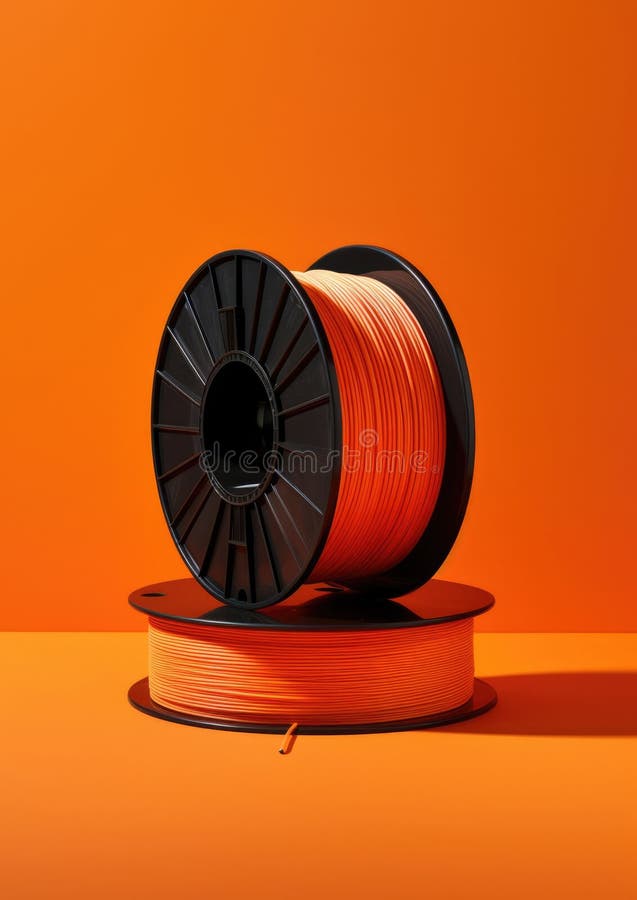 Tool Spool Tech Bright Abs Printer Pla Coil Material Role Isolated ...