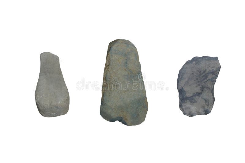 Neolithic Age Stone Tool. Perforated Stone. Round Donut Stone. Stock ...