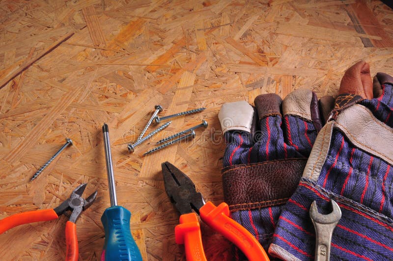 Tool on the table stock image. Image of assortment, repair - 100958195