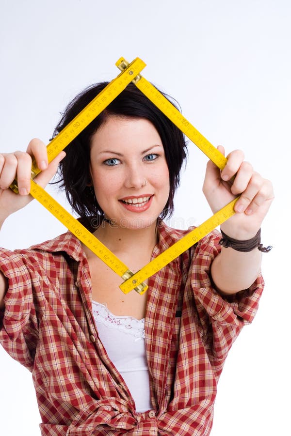 Cute construction worker stock image. Image of fixing - 2168517