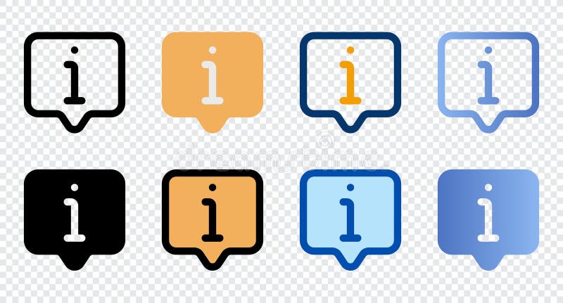 Tool Tip Icons in Different Style. Tool Tip Icons. Different Style Icons Set Stock Vector ...