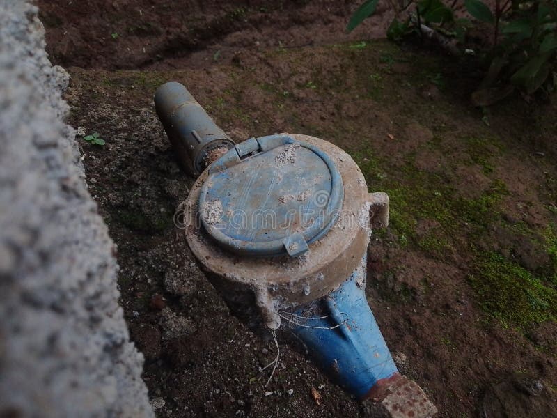 Tool To Measure Water Consumption Stock Photo - Image of home, pipe ...