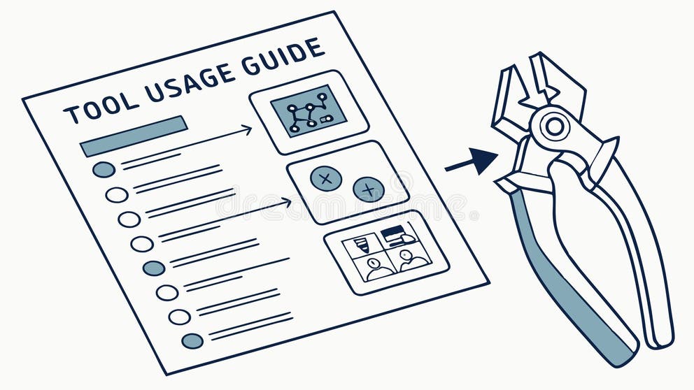 Tool Usage Guide and Maintenance Checklist, Vector Design Generative AI ...