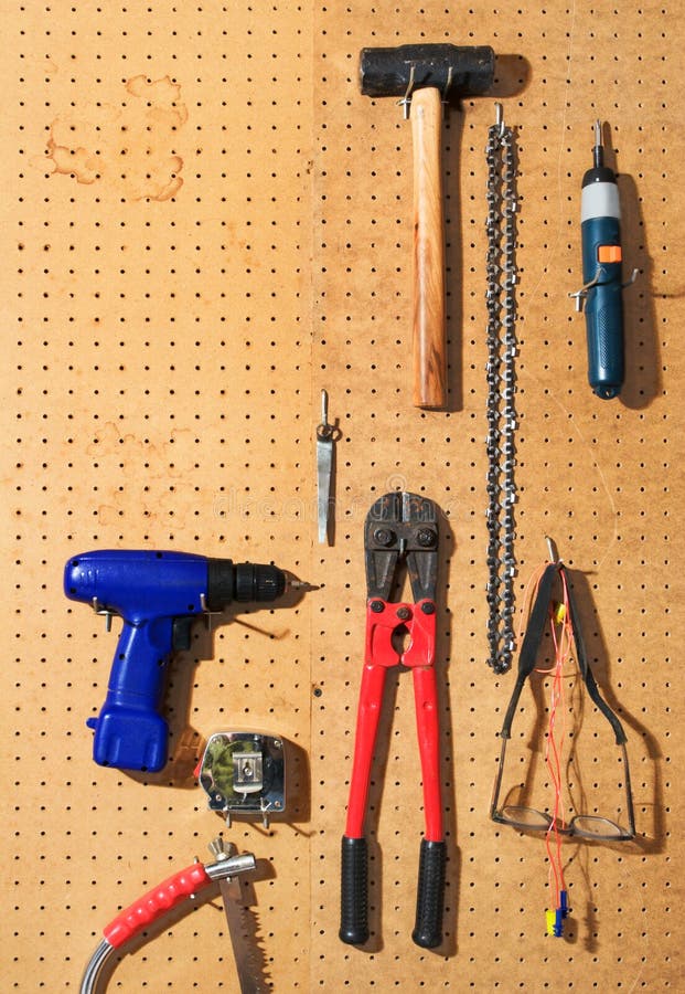 Tool Wall, vertical stock photo. Image of power, shop - 2200522