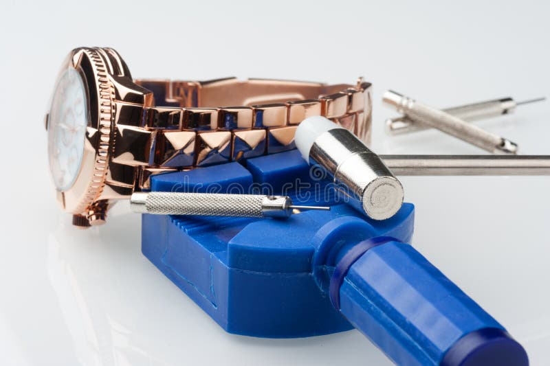 Tool for watch stock image. Image of watch, adjusting - 160943039