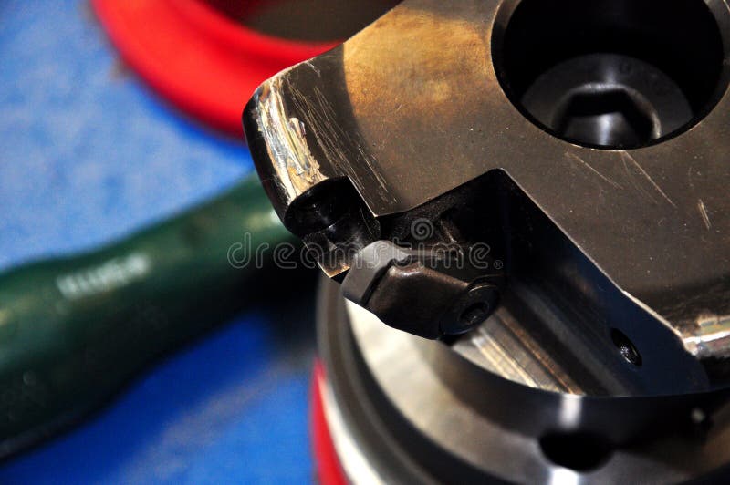 Tool wear stock photo. Image of check, measurement, lathe - 48063834