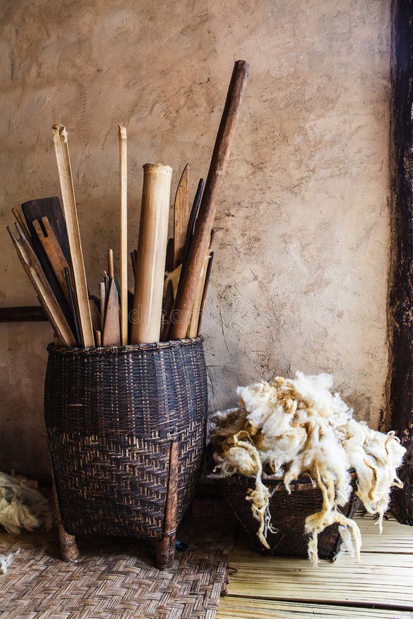 The tool for weaving wooll stock photo. Image of fiber - 75278150