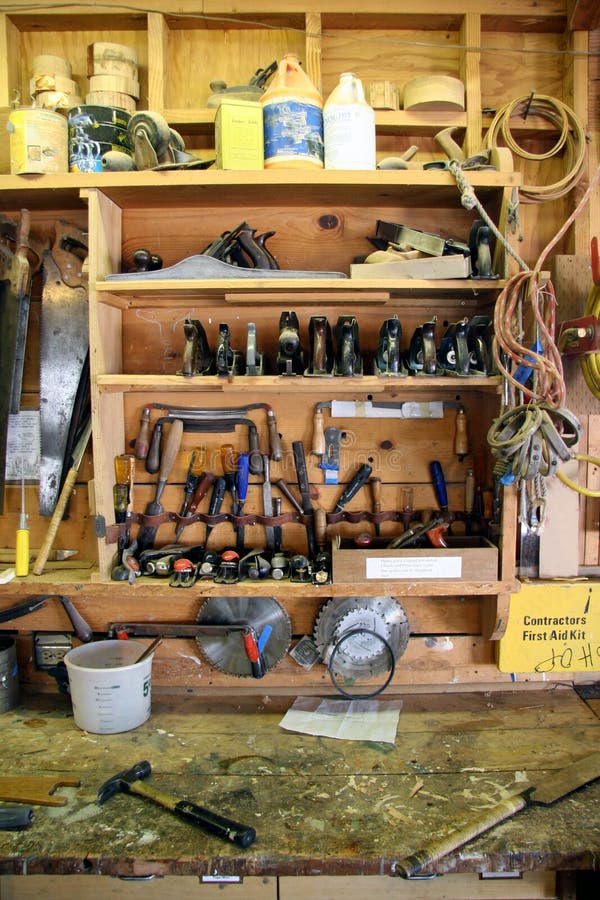 Messy workshop stock image. Image of workshop, home, workroom - 5171461
