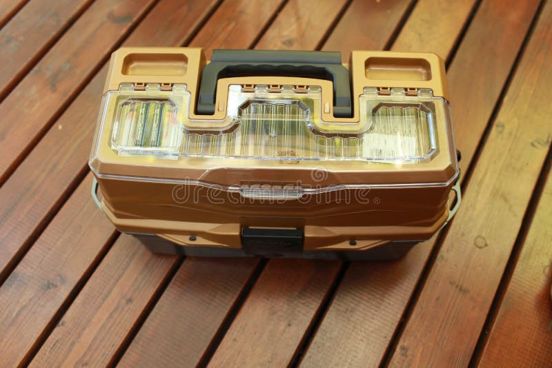 Toolbox on the Floor Top View Still Life Stock Image - Image of angle ...