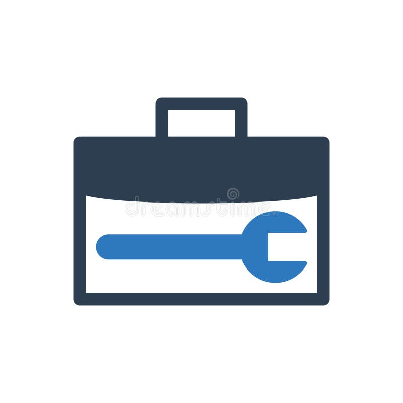 Toolbox icon - sign symbol stock vector. Illustration of icon - 362546700